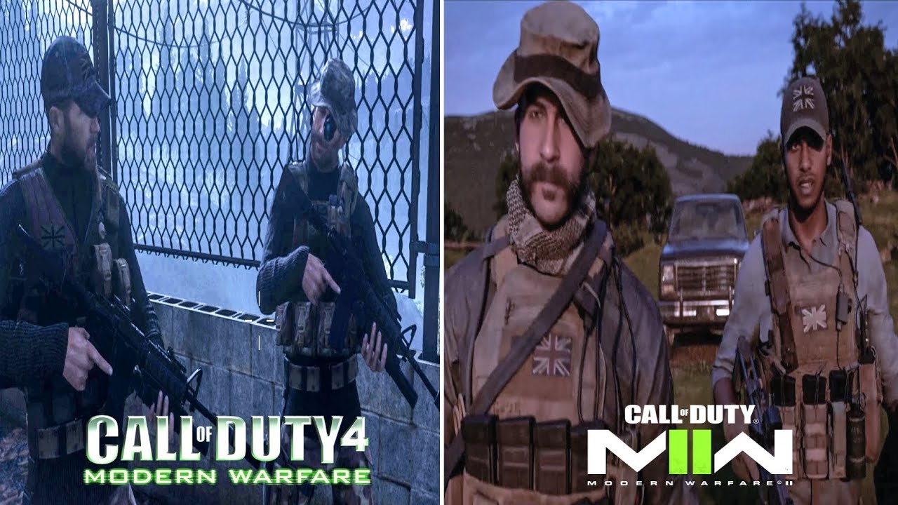 Best of Captain Price and Gaz scenes comparison in Call Of Duty: Modern ...