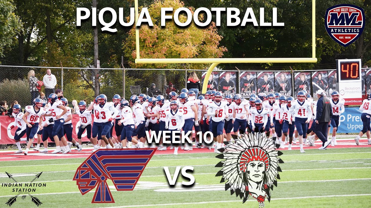 2022 Piqua Indians Football | Vs Stebbins - YouTube