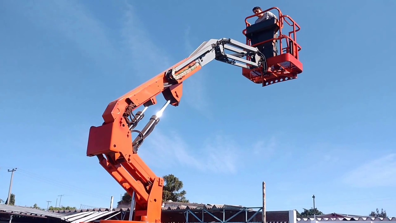 ELEVADOR TELESCOPICO,ELECTRICO, ARTICULADO JLG E300 AJ 2007 - YouTube