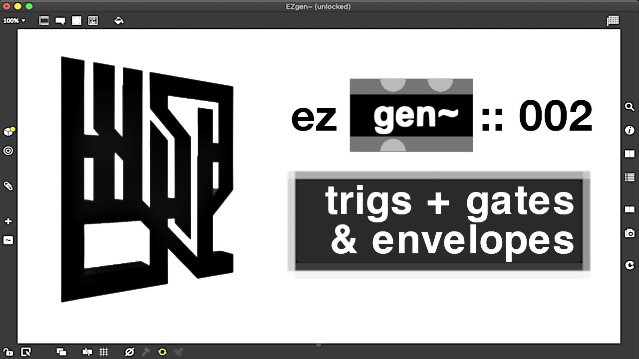 EZ Gen~ MaxMSP Tutorial 002 :: Trigs + Gates & Envelopes - YouTube