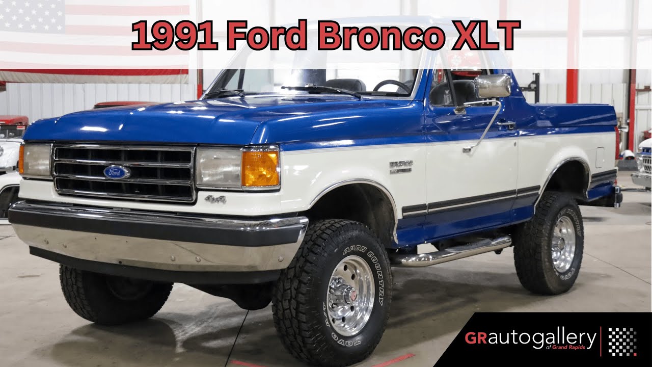 1990 Ford Bronco Xlt Blue 1989 Ford Bronco Eddie Bauer XLT