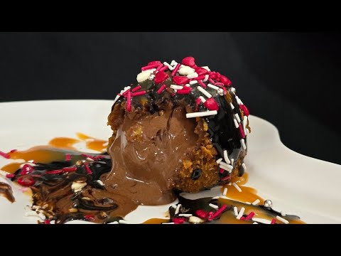 Fried Chocolate Ice-cream | how to make fried Ice-cream #icecream # ...