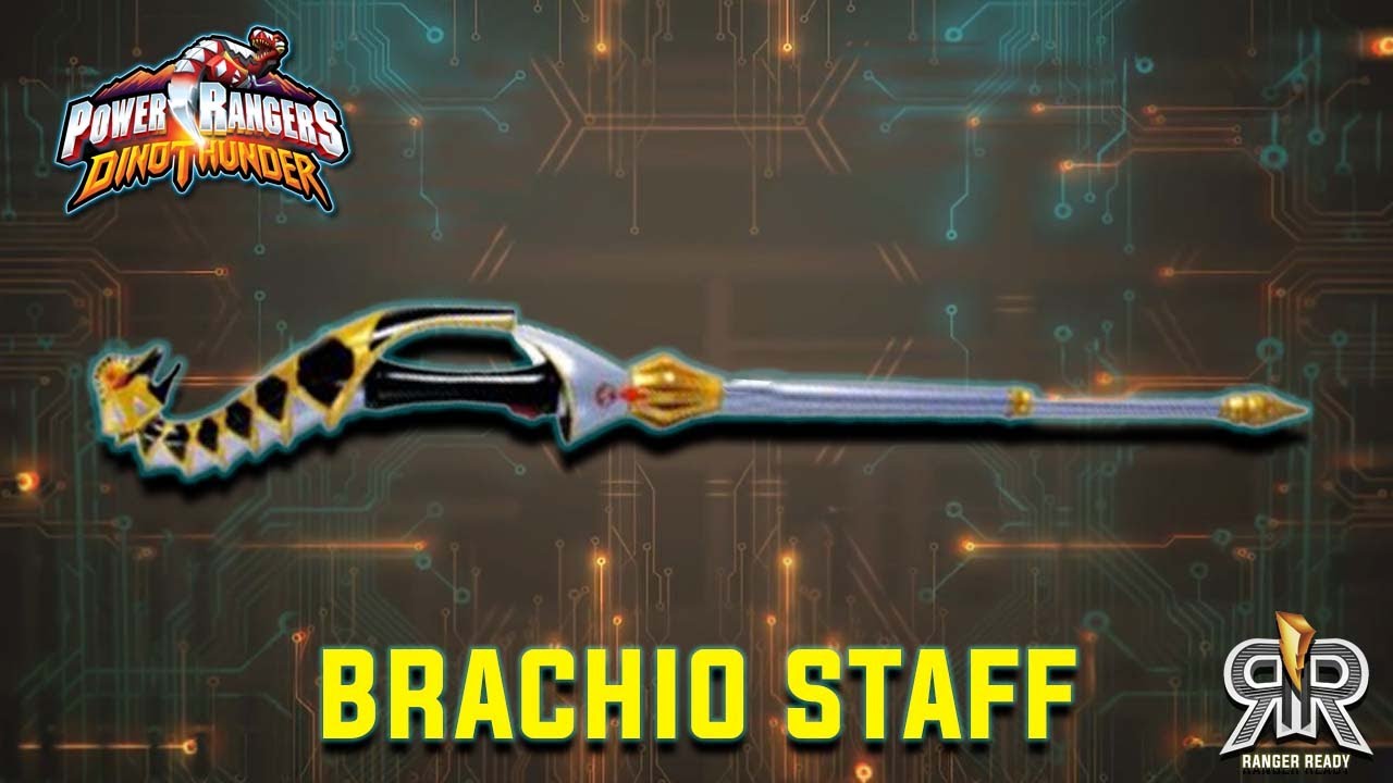 Brachio Staff Review | Power Rangers Dino Thunder - YouTube