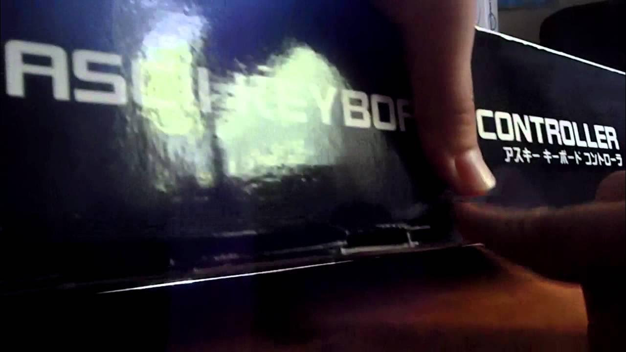 ASCII GameCube Keyboard Controller Opening and first View - YouTube