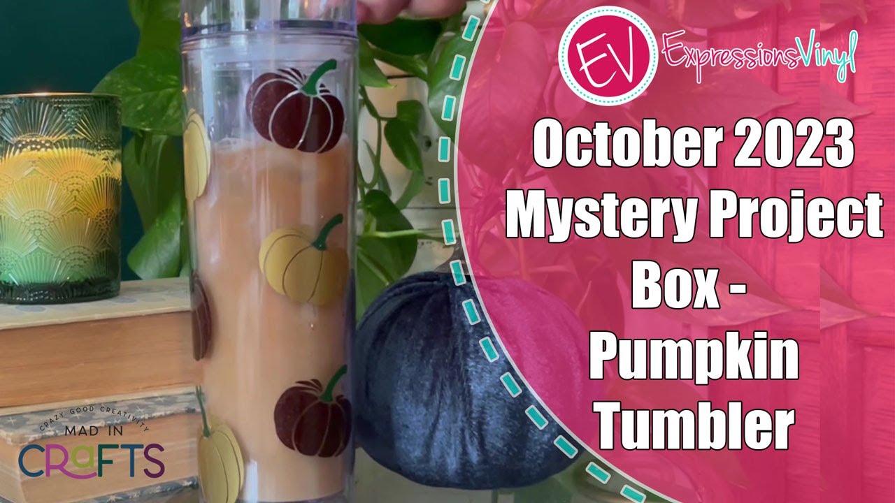 October 2023 Mystery Project Box - Pumpkin Tumbler - YouTube