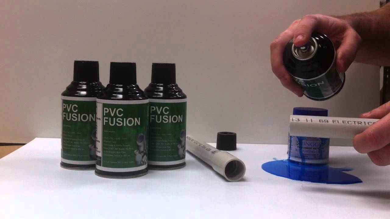 Oz-Chills PVC Fusion - PVC Cement/PVC Glue for PVC pipes with No Mess ...