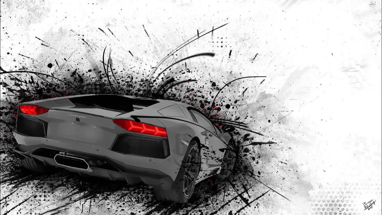 Vortex Designs - Lamborghini Wallpaper (Speedart) - YouTube