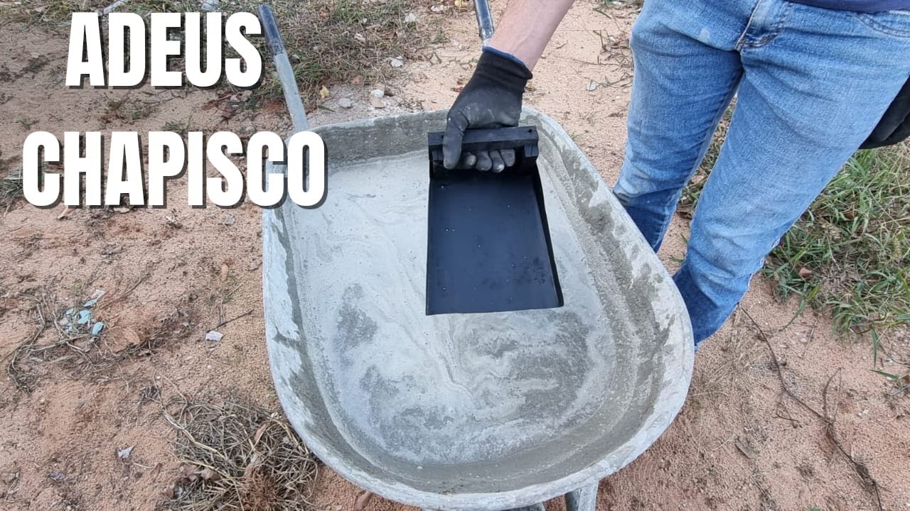 Argamassa reboco essa ferramenta mudará o CHAPISCO - YouTube