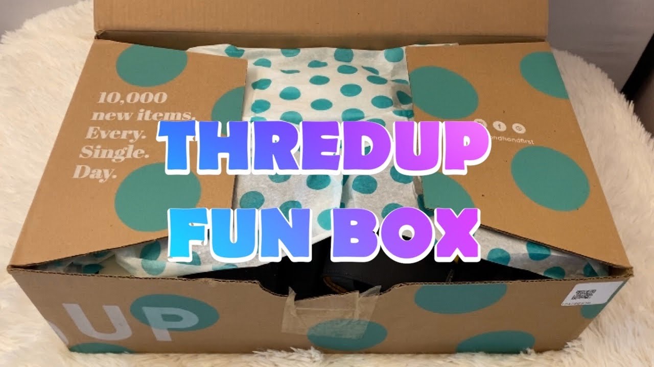 BEST BOX EVER?!?! ThredUp Rescue FUN Box | $10 Items for $24 - YouTube