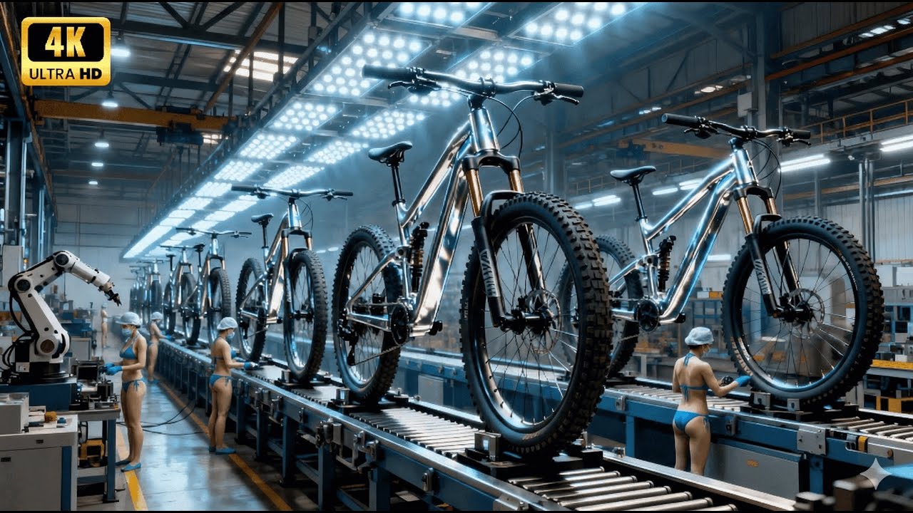 Inside a Modern Mountain Bike Factory – An Incredible Automated ...