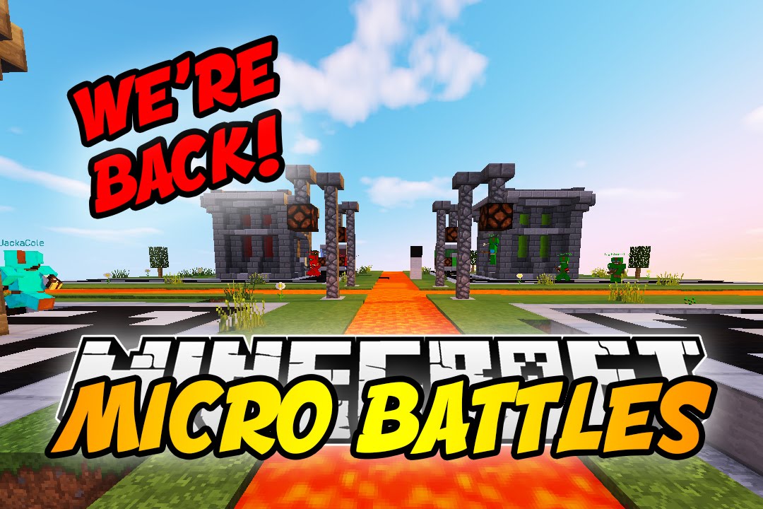 "WE'RE BACK!"| Minecraft MICRO BATTLES #34 w/LandonMC - YouTube