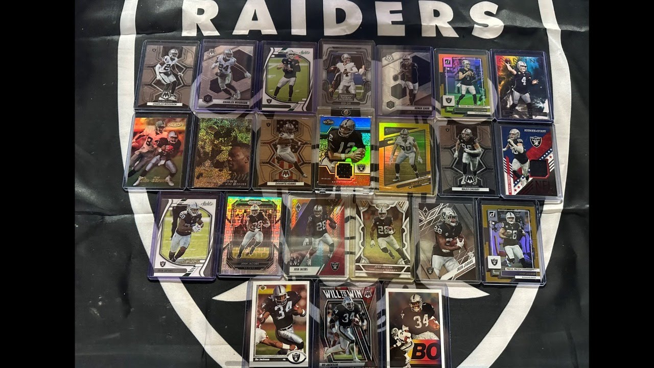 Raiders Football Cards Opening Ultimate Collection- Part 3 - YouTube