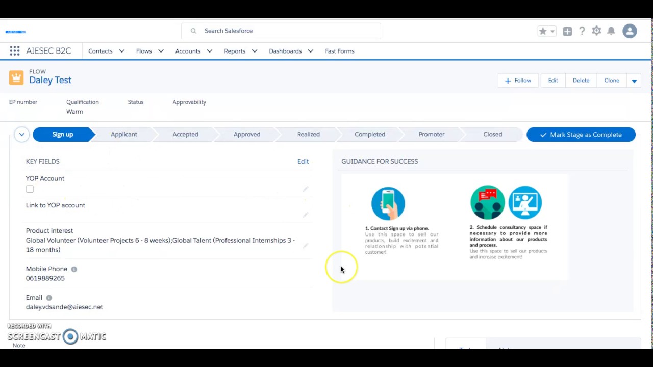 Salesforce Instruction Video - Key Fields & Guidance for Success - YouTube