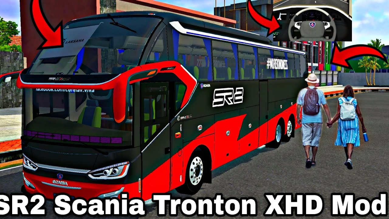 SR2 Scania Xhd Ac Sleeper bus mod released for bus simulator Indonesia ...