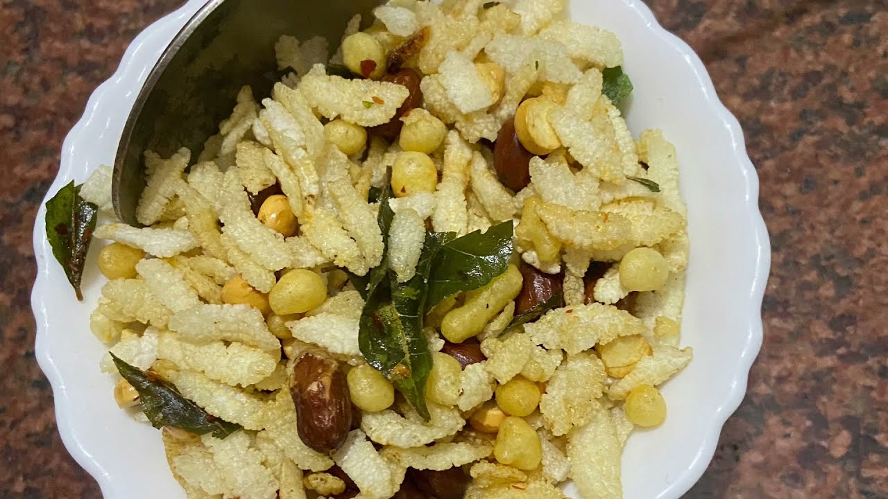 Poha Chivda Chudwa Namkeen | Beaten Rice Mixture | How to make in Less ...