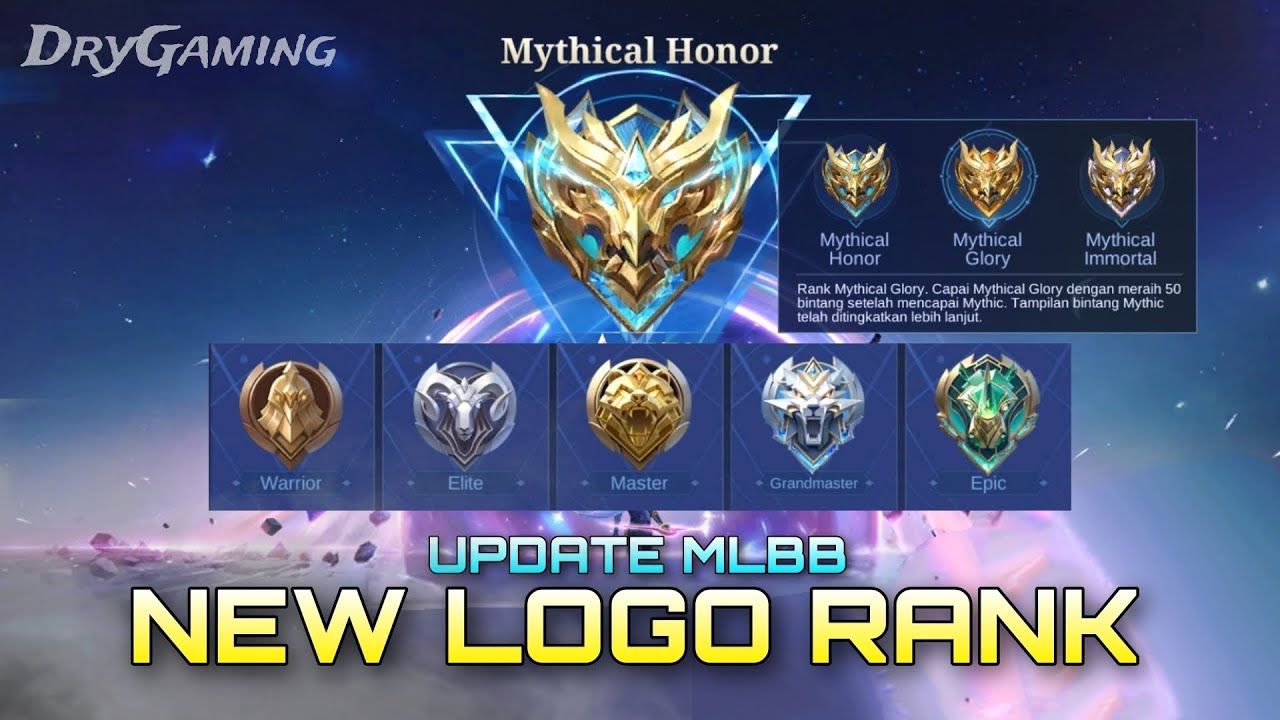 NEW LOGO RANK MLBB‼️ - YouTube