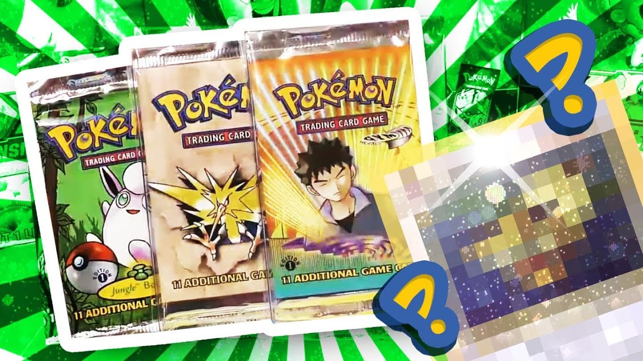 Opening 3x HEAVY 1ST EDITION Pokemon Packs !!! - YouTube