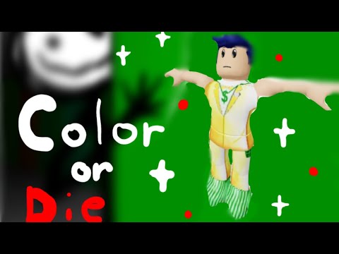 Мой брат играет в Roblox Color or Die - YouTube
