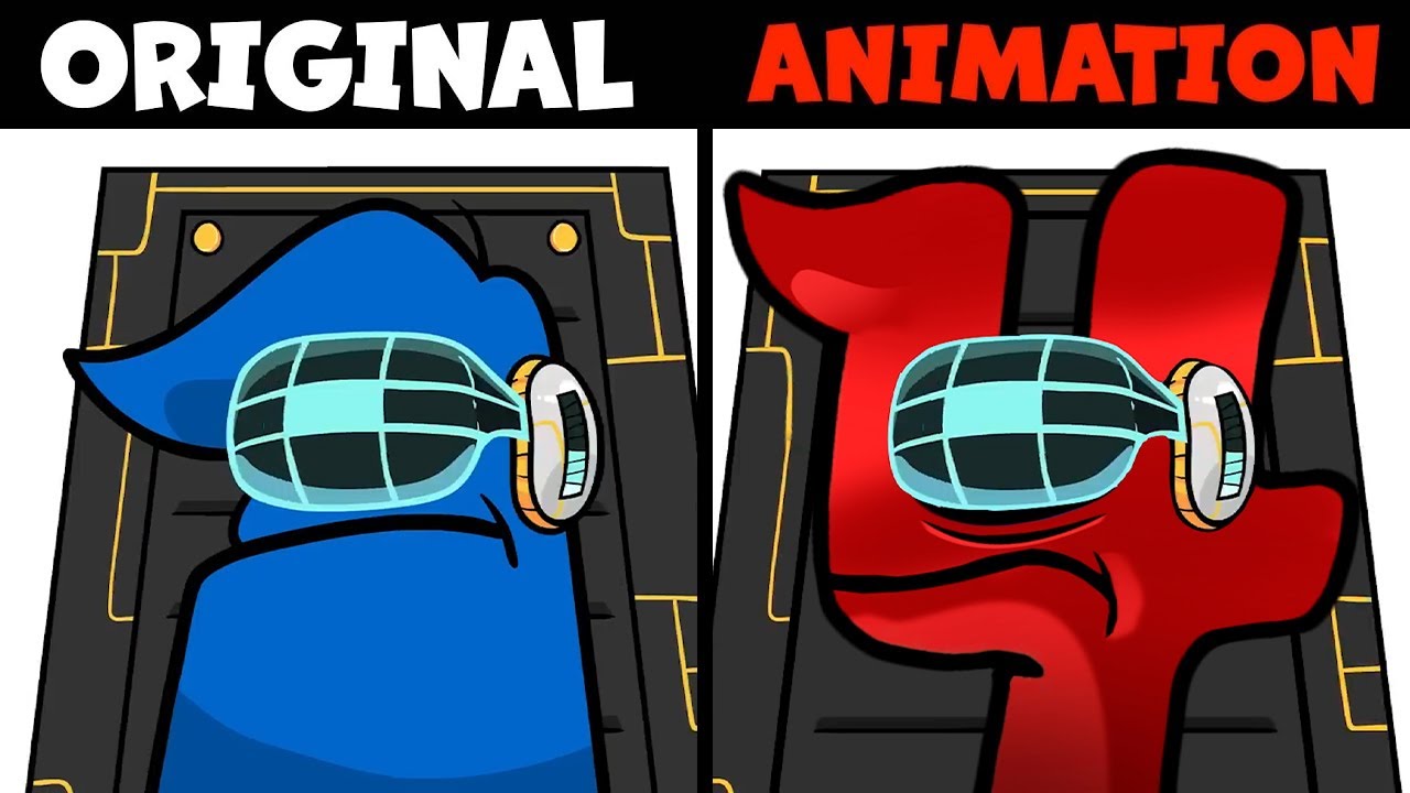 Number Lore But 1 it's 4 | 3D vs ORIGINAL | Alphabet Lore | Animation ...