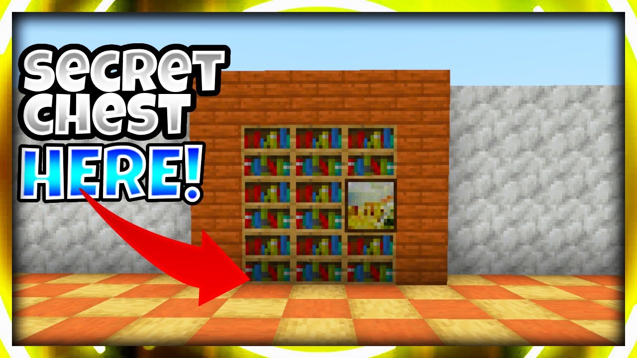 ⚒ How To Make Secret Chest In Minecraft - YouTube