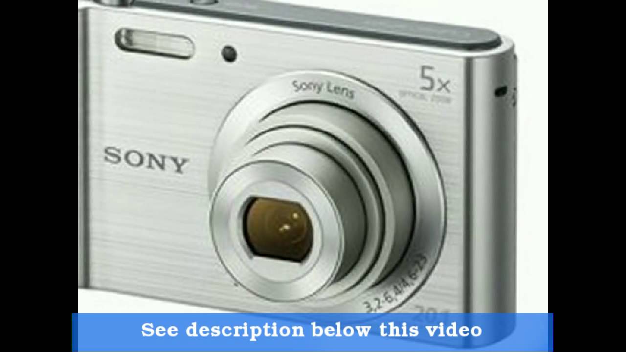 Sony W800 B 20 1 MP Digital Camera - YouTube