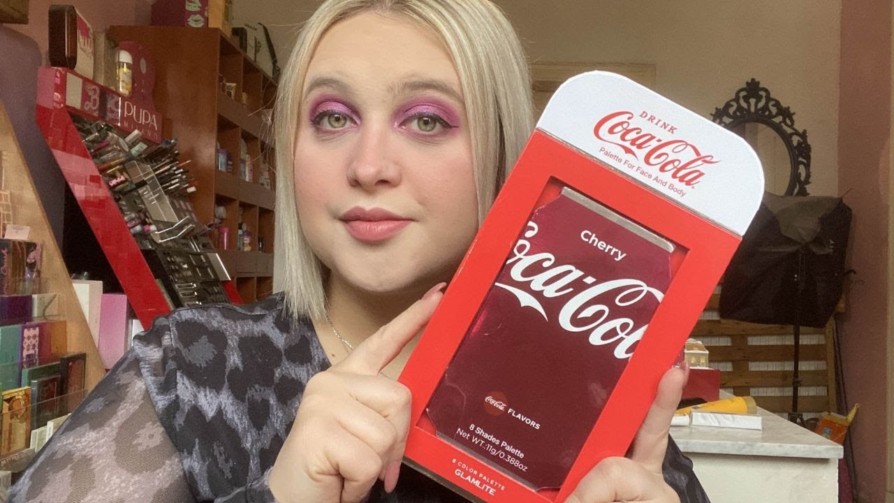 Crash test de la palette Glamlite en collaboration avec Coca Cola - YouTube