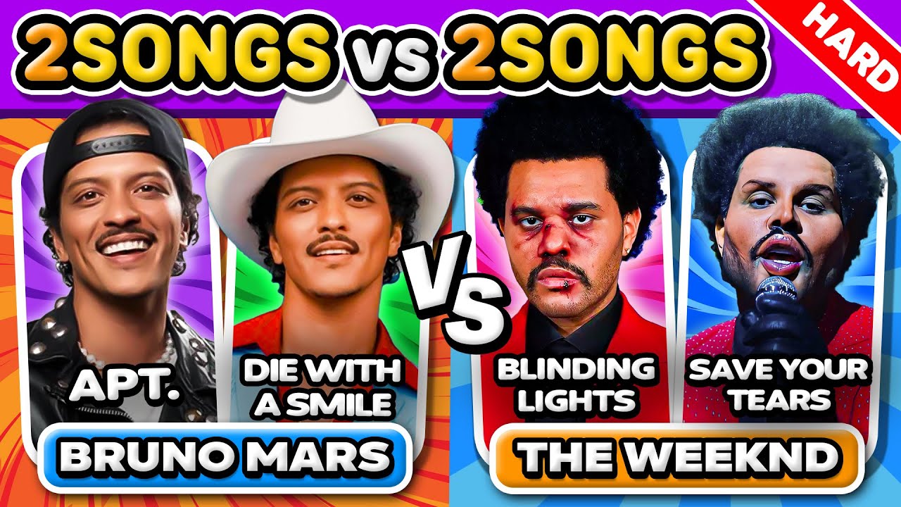 SAVE ONE SINGER 🎵 2 SONGS vs 2 SONGS (Hard Edition) | Music Quiz ...