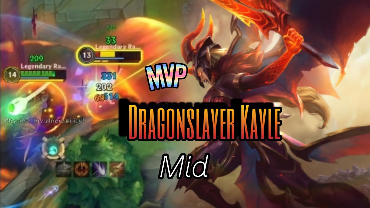Carrying From Behind! | Wild Rift DragonSlayer Kayle Mid Build/Runes ...