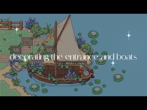 ⋆ Pony Town⋆˙ ∘₊ ─decorating the entrance and boats─ ₊∘ ⋆˙ by szha ⋆ ...