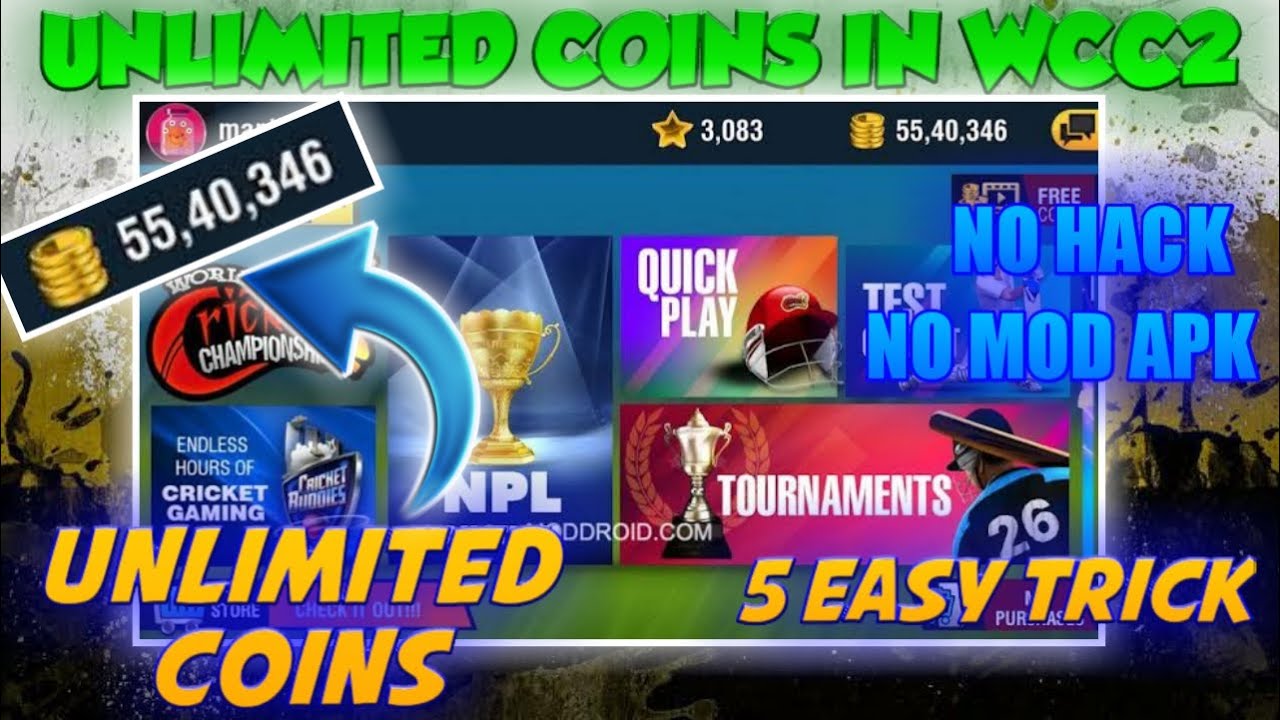 How To Get Unlimited Coins In Wcc2 || No Hack No Mod Apk || - YouTube
