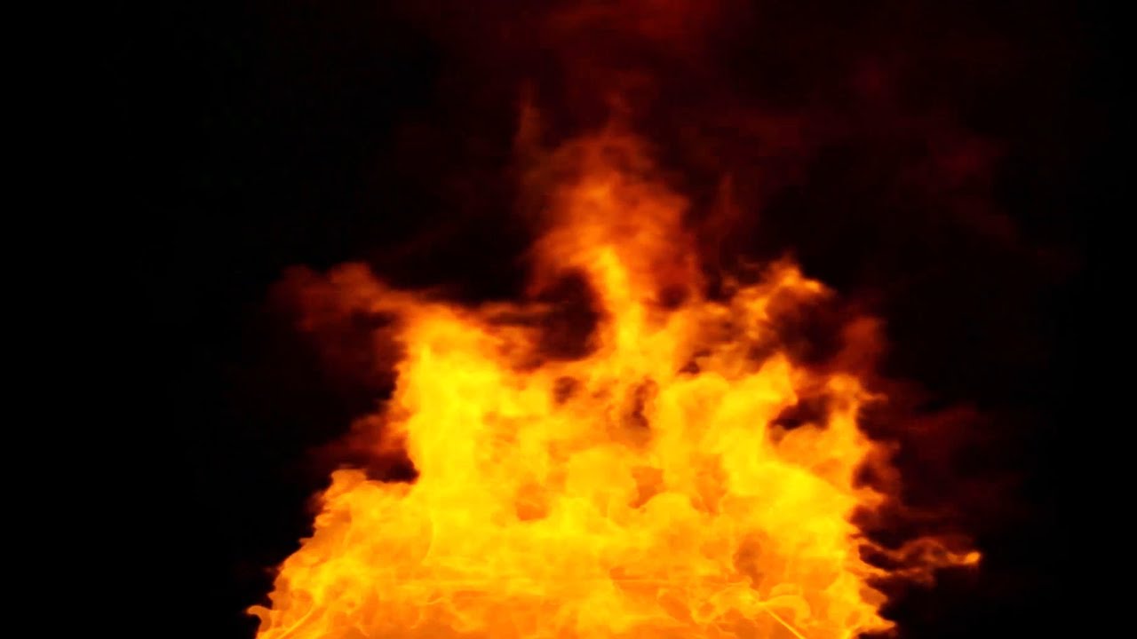 Bonfire fire background video effect - YouTube