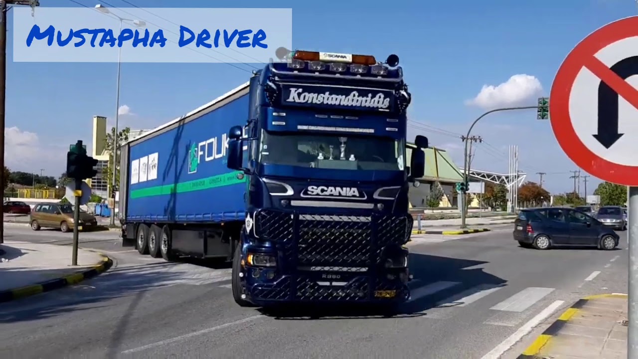 Scania R950 V8 Kostantinidis شاهد أروع الشاحنات - YouTube