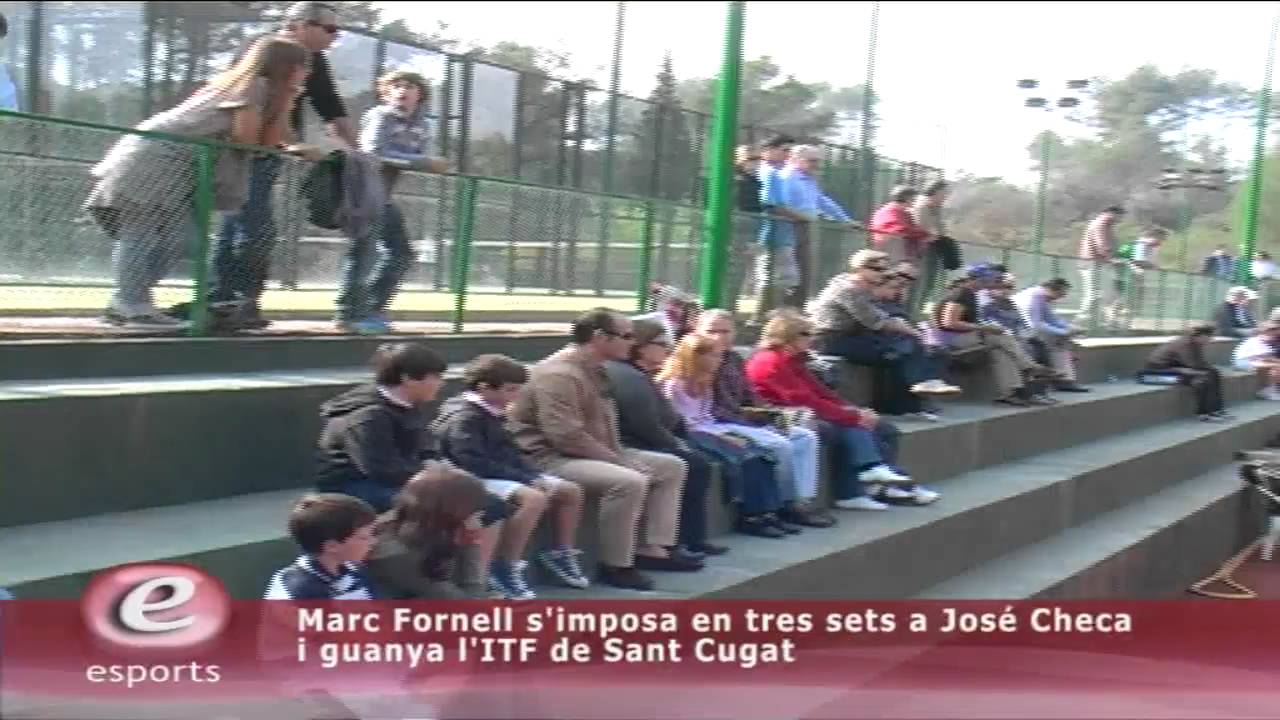 Marc Fornell s'imposa en tres sets a José Checa i guanya l'ITF de Sant ...