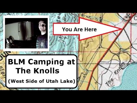 BLM Camping on the West Side of Utah Lake - YouTube