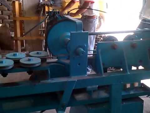 ENDEREZADORA DE ALAMBRON SEMI AUTOMATICA - YouTube
