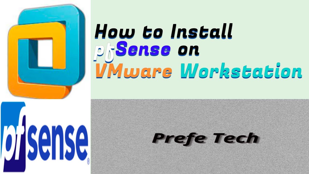 How to Install pfSense on VMware Workstation - YouTube