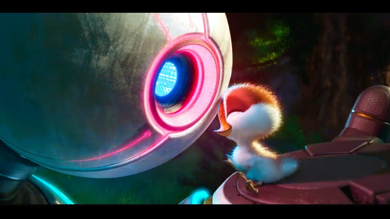 The Wild Robot - Roz's Encouter with Wild Animals - YouTube