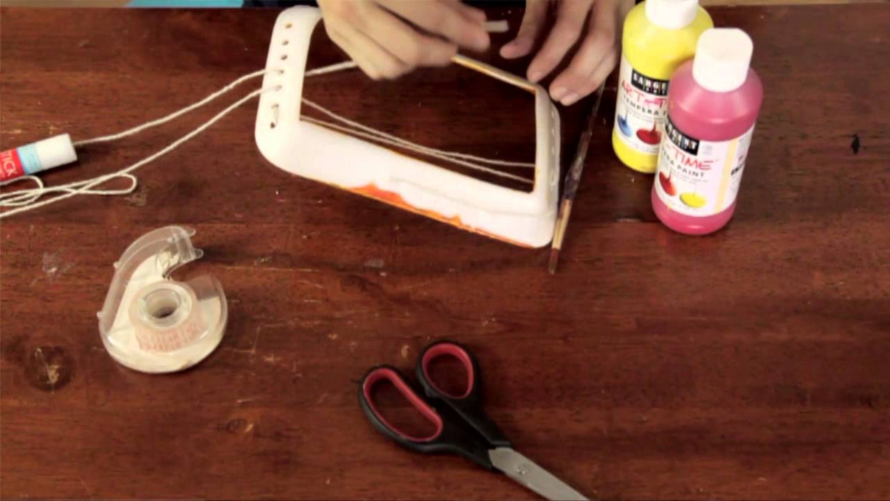 Harp Craft for Kindergarten : Preschool & Kindergarten Crafts - YouTube