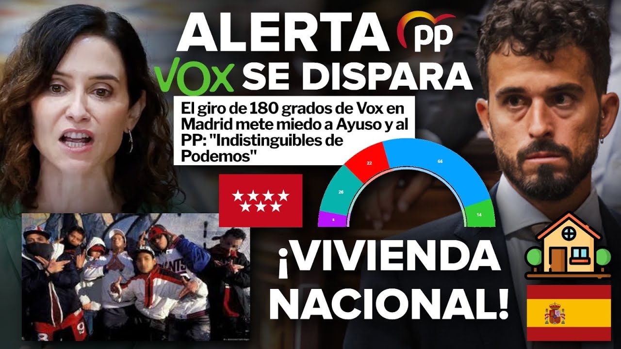 ALERTA en el PP: ¡VOX se ESTÁ DISPARANDO en MADRID ante AYUSO ...