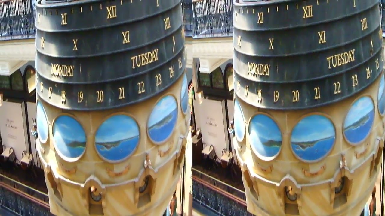 3D Video | Queen Victoria Building Big Clock | Anaglyph | Red Cyan 3D ...