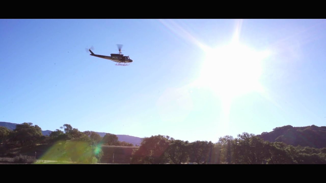 Vehicle interdiction Aerial platform shoot, with SB County Sheriff ...