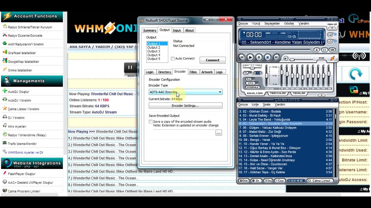 DJ Ekleme - Winamp'la Yayın - YouTube