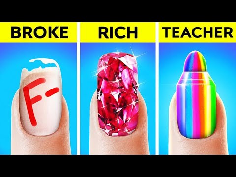 Rich vs Normal🎒 Back-to-School Hacks! So Funny! ✨ Slick Slime Sam's Maker World