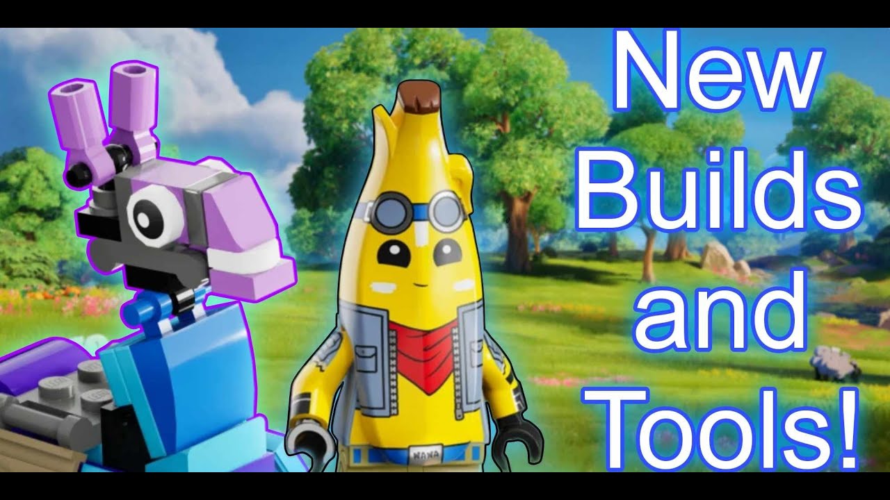 Let's play Lego Fortnite, find bus stations and build a mega village ...