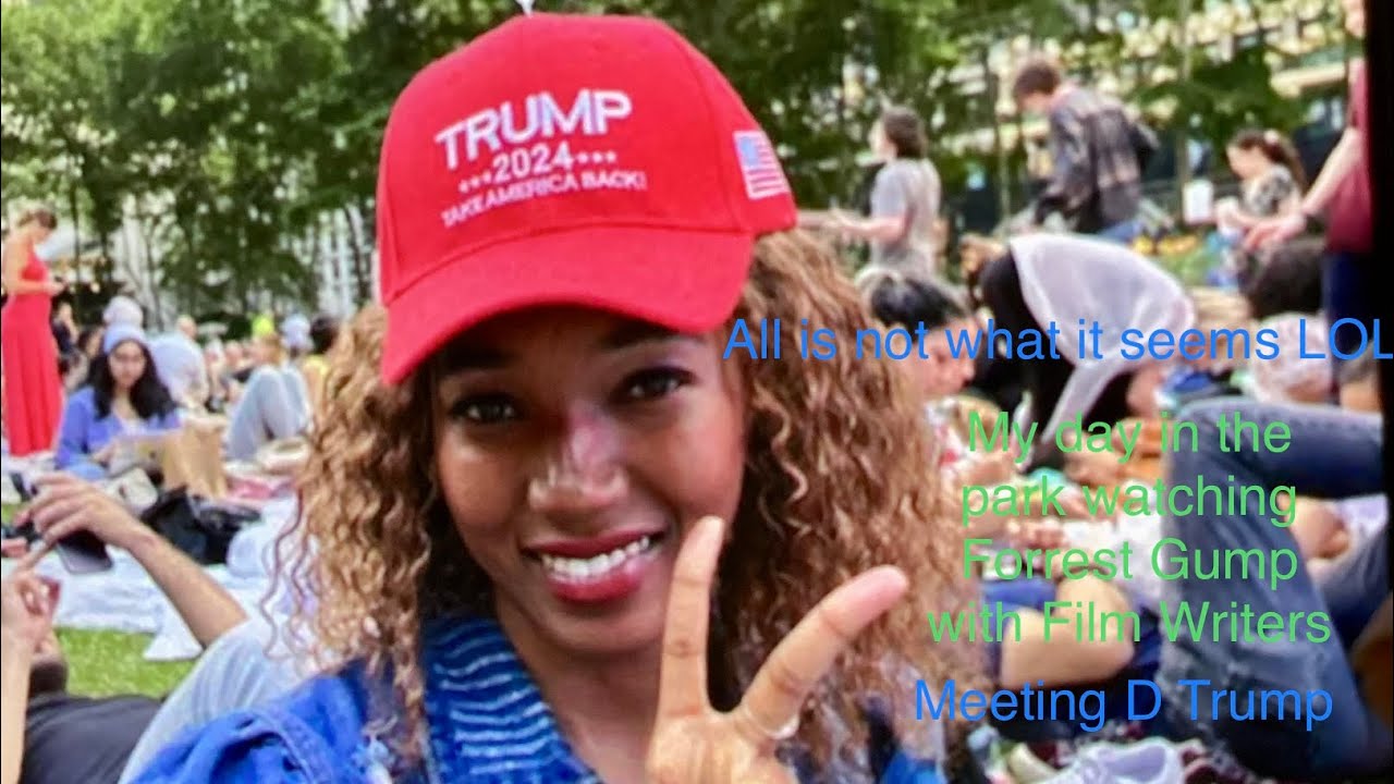 Watching Forrest Gump In Bryant Park with film writers. My friends ...