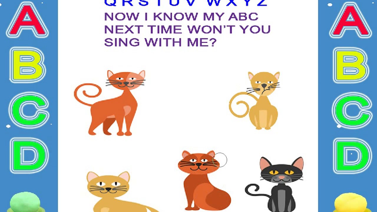 Cute dogs-Cute cats-learn abc-abc song-phonics-play doh-toys-alphabet ...