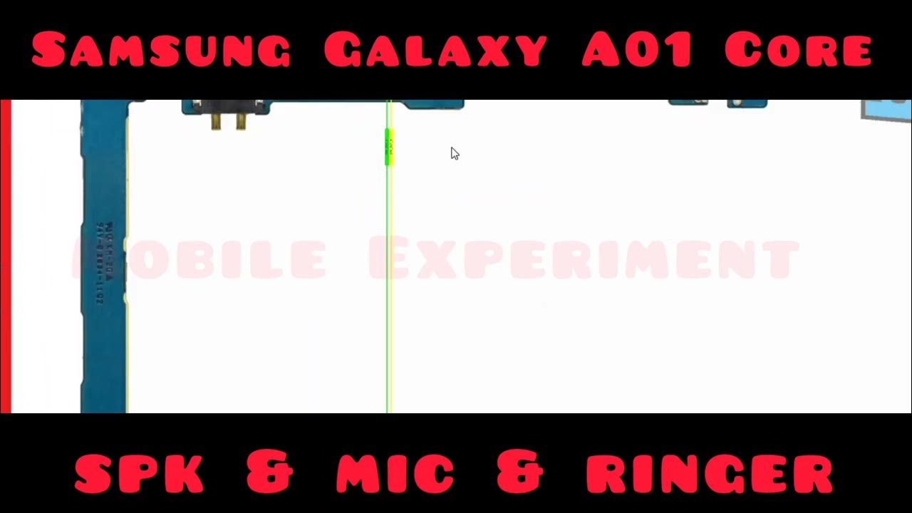 Samsung Galaxy A01 Core spk & mic & ringer Ways - YouTube