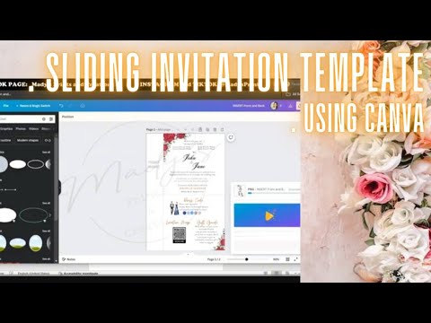 Sliding Invitation Template using Canva and Ms Word (Madss RCT) - YouTube