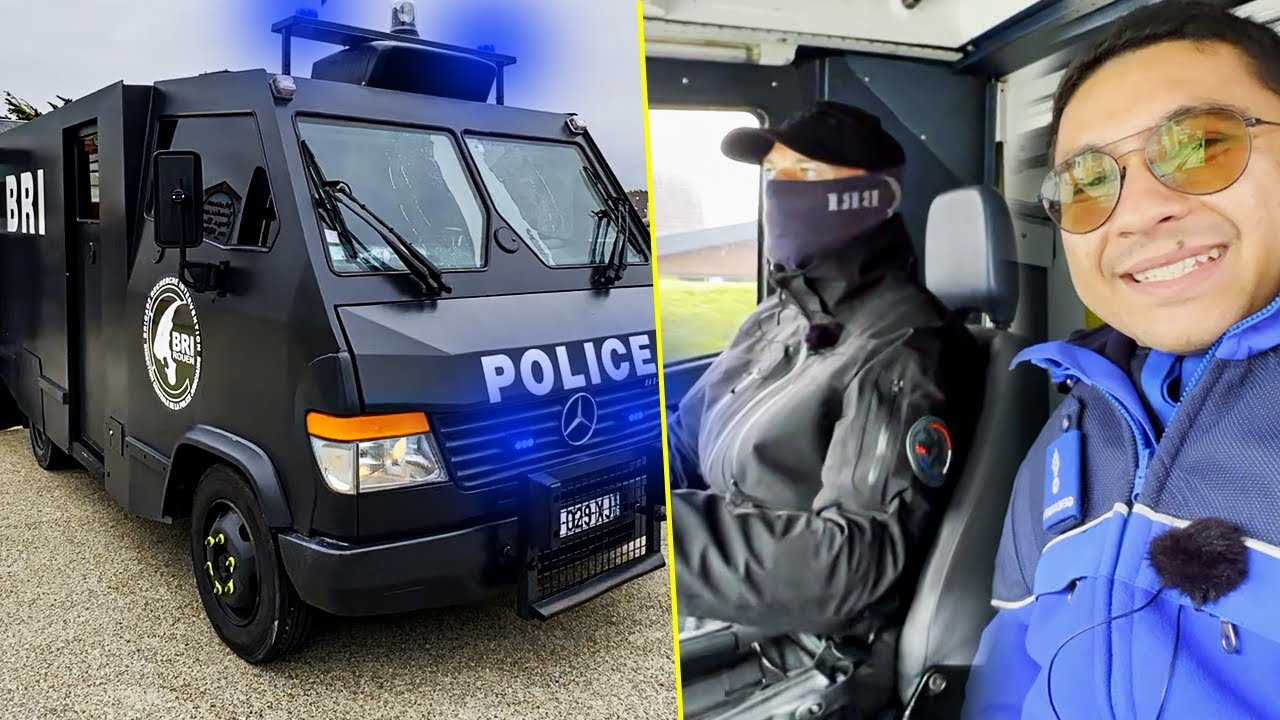 Le BLINDÉ de l'unité BRI POLICE ! 😱 - YouTube