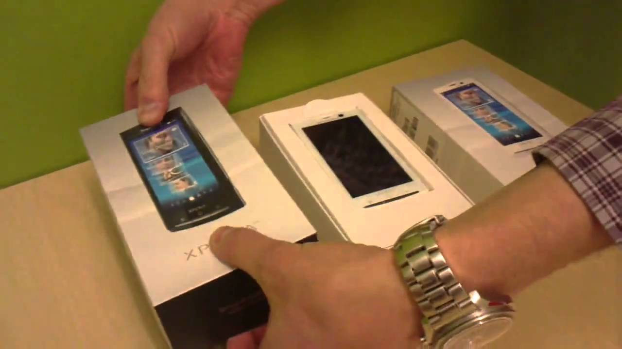 Sony Ericsson XPERIA™ X10 Unboxing - YouTube